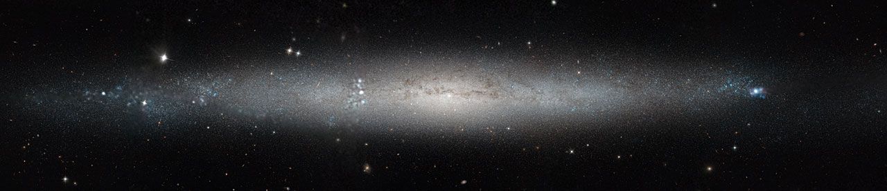 Bildveröffentlichung / Hubble: Die „Silverneedle“-Galaxie NGC 4244 ...